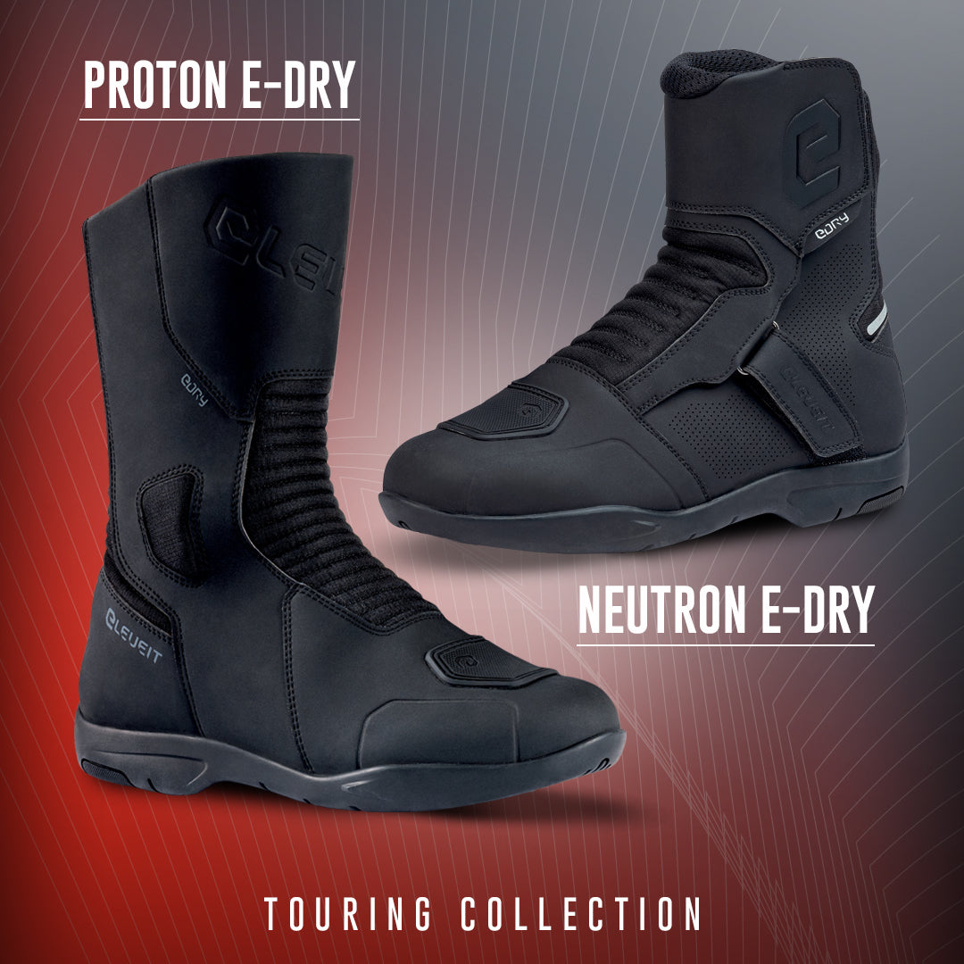 Proton E-Dry y Neutron E-Dry: la esencia del viaje en moto se inspira